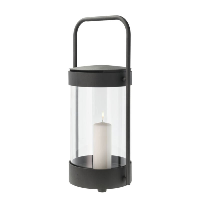 Stilrene Sorte Lanterner til Udendørs Brug i 2 Størrelser